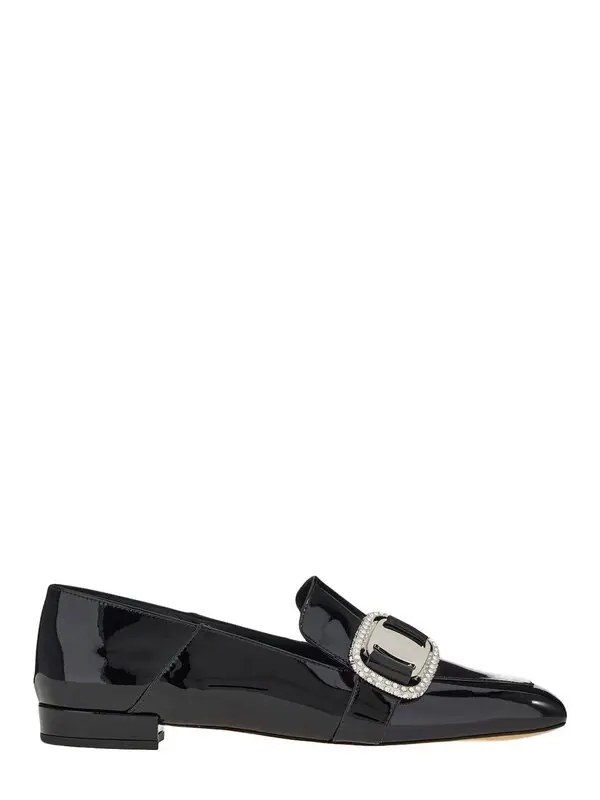 FERRAGAMO Vara Chain Loafers - Black