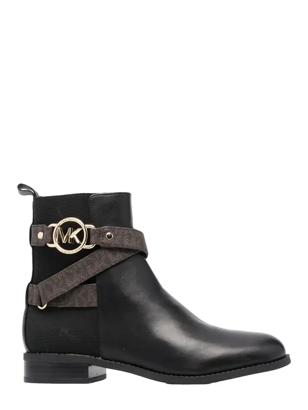 Michael Kors Rory Logo-trim Boots - Black