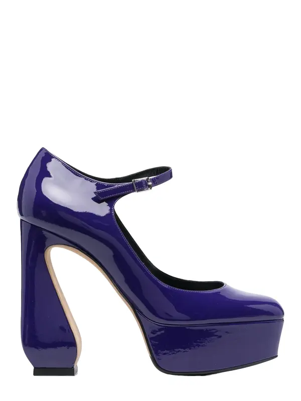 SERGIO ROSSI Platform Pumps - Purple