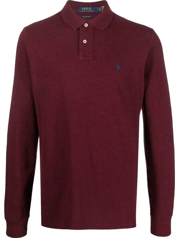 Polo Ralph Lauren Long-sleeved Polo Shirt - Red