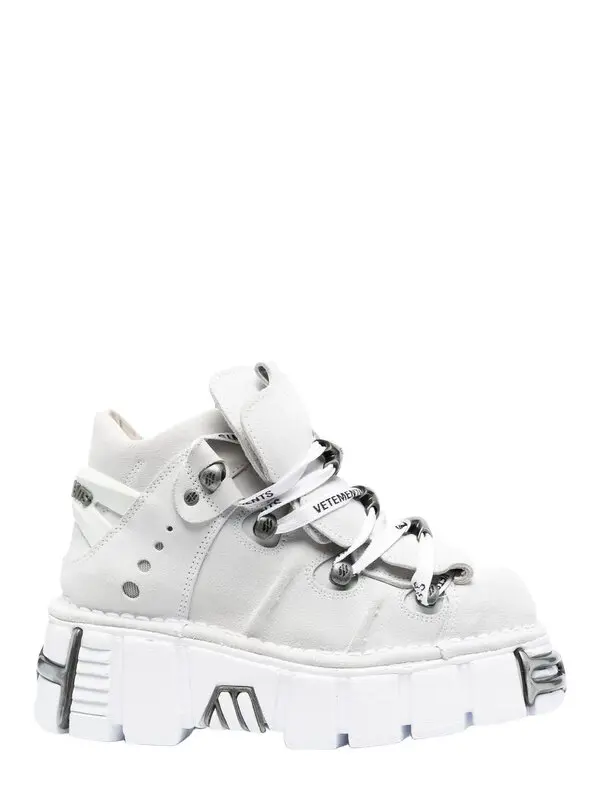 Vetements New Rock Platform Sneakers - White