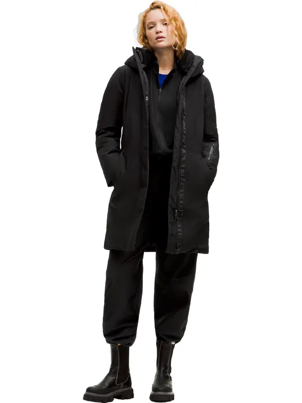Lululemon Snow Warrior 600-down-fill Parka - Black