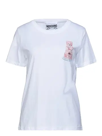 Moschino Printed Cotton T-shirt - White