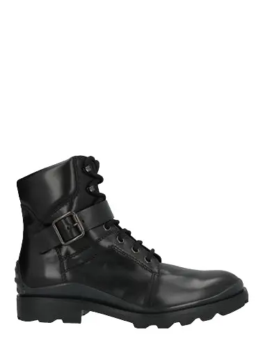 TOD'S Leather Ankle Boots - Black