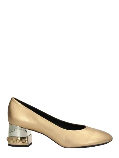 Geox Goat Skin Pumps - Gold