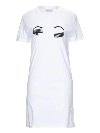 CHIARA FERRAGNI Mini T-shirt Dress - White