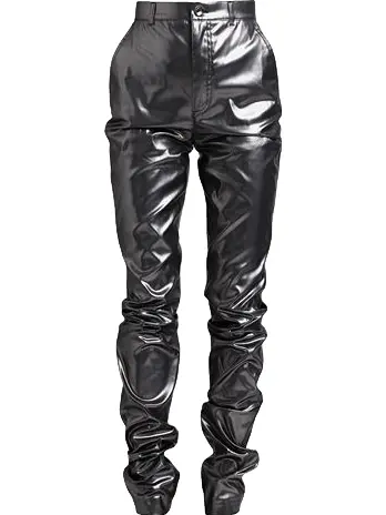 Dolce & Gabbana Tapered Metallic Pants - Grey