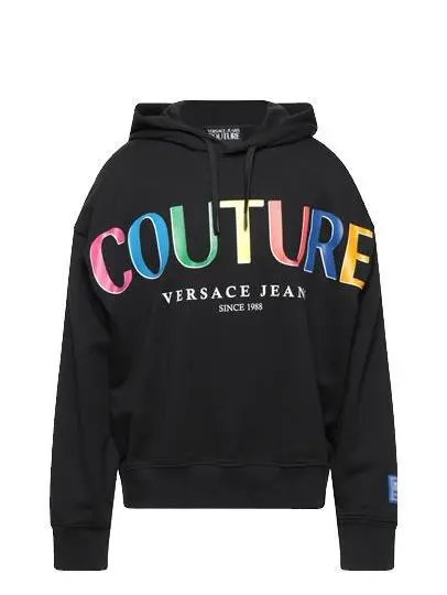 Versace Cotton Fleece Sweatshirt - Black