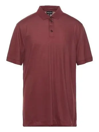 Giorgio Armani Polo Shirt Brick Size Virgin Wool, Wool - Red