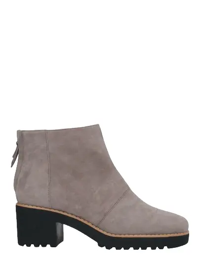 Hogan Ankle Boots In Leather - Grey
