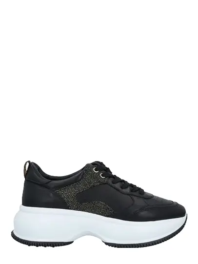 Hogan Low-top Leather Sneakers - Black