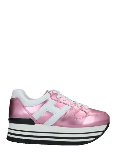 Hogan Leather Low-top Sneakers - Pink
