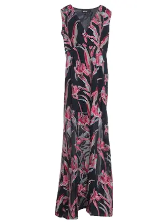 Just Cavalli Floral-print Maxi Dress - Blue