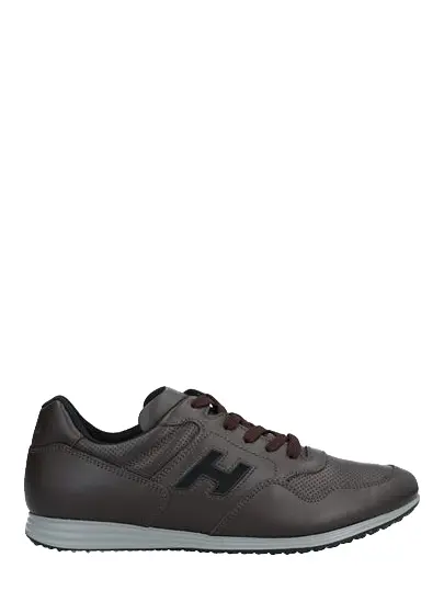 Hogan Leather Sneakers - Brown