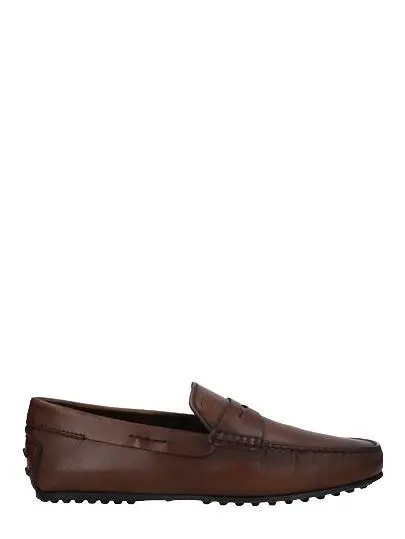 TOD'S Leather Loafers - Brown