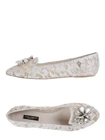 Dolce & Gabbana Garnet Loafers - Light Grey
