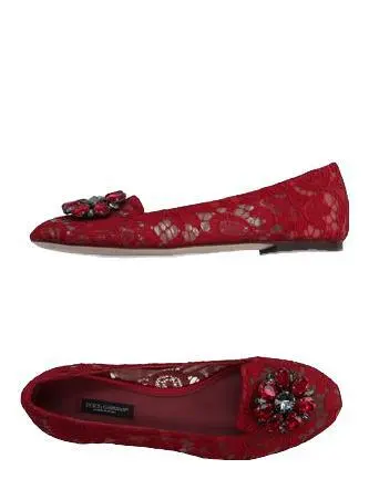 Dolce & Gabbana Garnet Loafers - Red