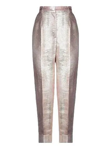 Dolce & Gabbana Tapered Lamé Pants - Rose Gold