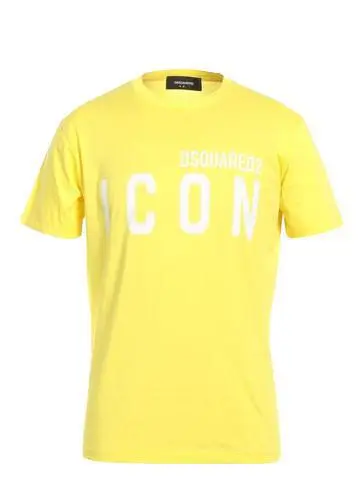 Dsquared2 Icon T-shirt Size Cotton - Yellow
