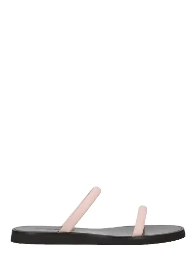 Emporio Armani Leather Sandals - Pink