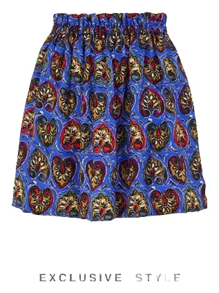 CATERINA GATTA X YOOX Mini Skirt - Blue