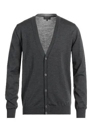 Emporio Armani Virgin Wool Cardigan - Grey