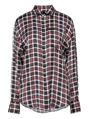 Dsquared2 Tartan Satin Shirt - Brick