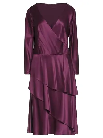 Alberta Ferretti Midi Dress - Purple