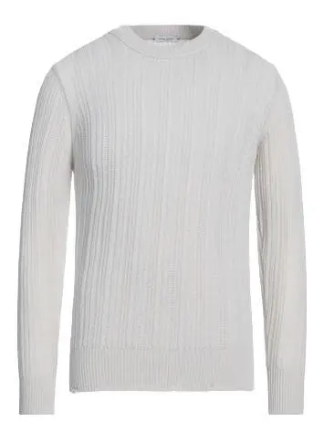 PAOLO PECORA Virgin Wool Crewneck Sweater - White