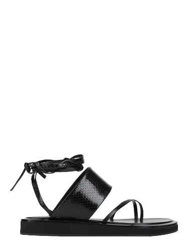 Paris Texas Thong Sandal - Black