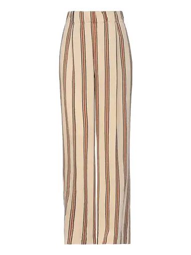MAISON JEJIA Striped Wide-leg Trousers - Beige