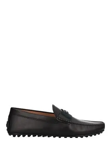 TOD'S Leather Loafers - Black