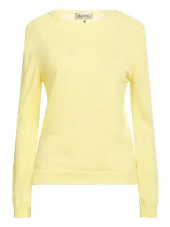 Valentino Garavani Sweater In Wool, Silk, And Cashmere - Yellow