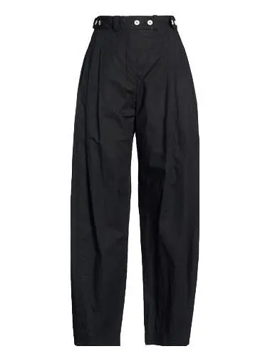 LANVIN Cotton Wide-leg Pants - Black