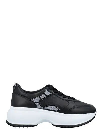 Hogan Leather Low-top Sneakers - Black