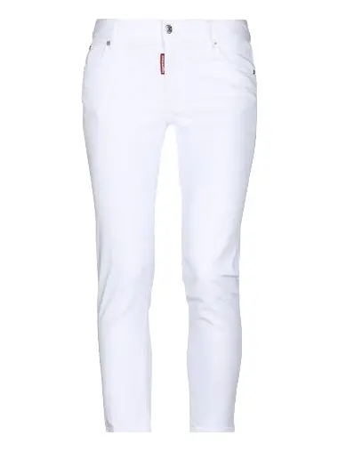 Dsquared2 Straight Leg Pants - White