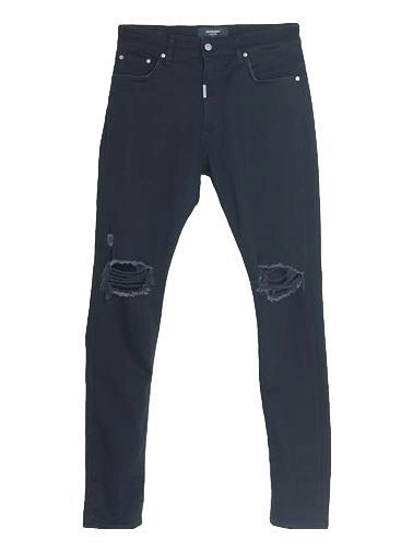 REPRESENT Skinny Jeans In Wash Cotton Blend - Black