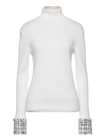 Dolce & Gabbana Turtleneck Knit Top - White