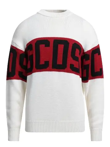 Gcds Knitted Sweater - White