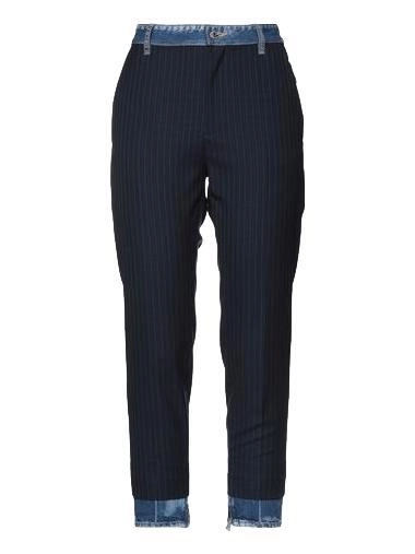 Dsquared2 Wool And Cotton Blend Tapered Pants - Blue
