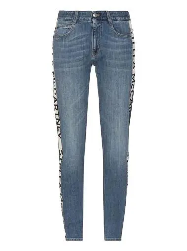 Stella McCartney Skinny Fit Jeans With Logo - Blue