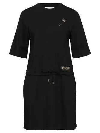 Moschino Mini T-shirt Dress - Black