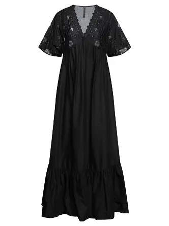 MANILA GRACE Maxi Dress - Black
