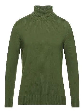 DRUMOHR Turtleneck Merino Wool Sweater - Green