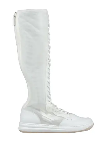 Emporio Armani Boots With Brand Logo - White