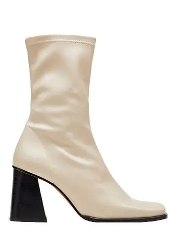 8 BY YOOX Stretch Sock Ankle Boots - Beige