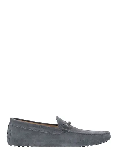 TOD'S Loafers In Leather - Grey