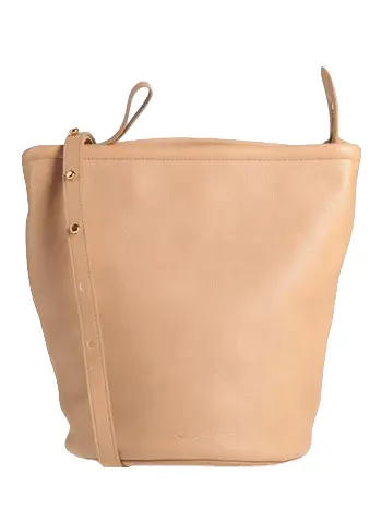 MANSUR GAVRIEL Leather Cross-body Bucket Bag - Beige