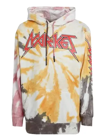 MARKET Iron Tie-dye Hoodie - White