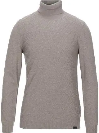 BROOKSFIELD Turtleneck Knit Top - Khaki